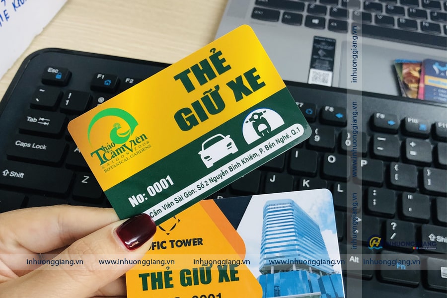 In Vé Gửi Xe Theo Yêu Cầu Giá Rẻ Tại Hà Nội - In Hương Giang